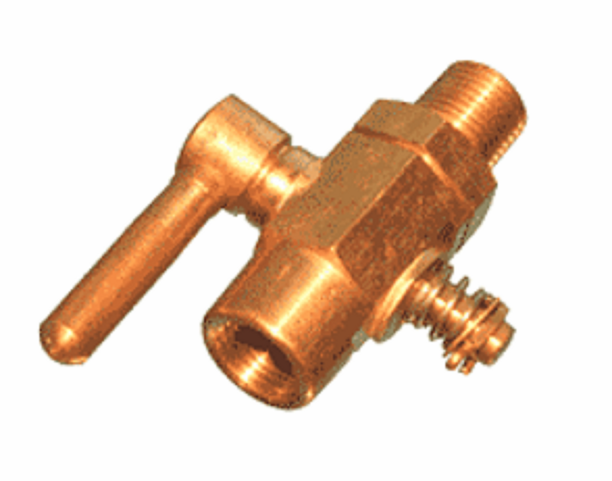 1/8" x 1/8" BSP - Brass Male x Female Lever Tap - Tanks Plumbing NOT G ...