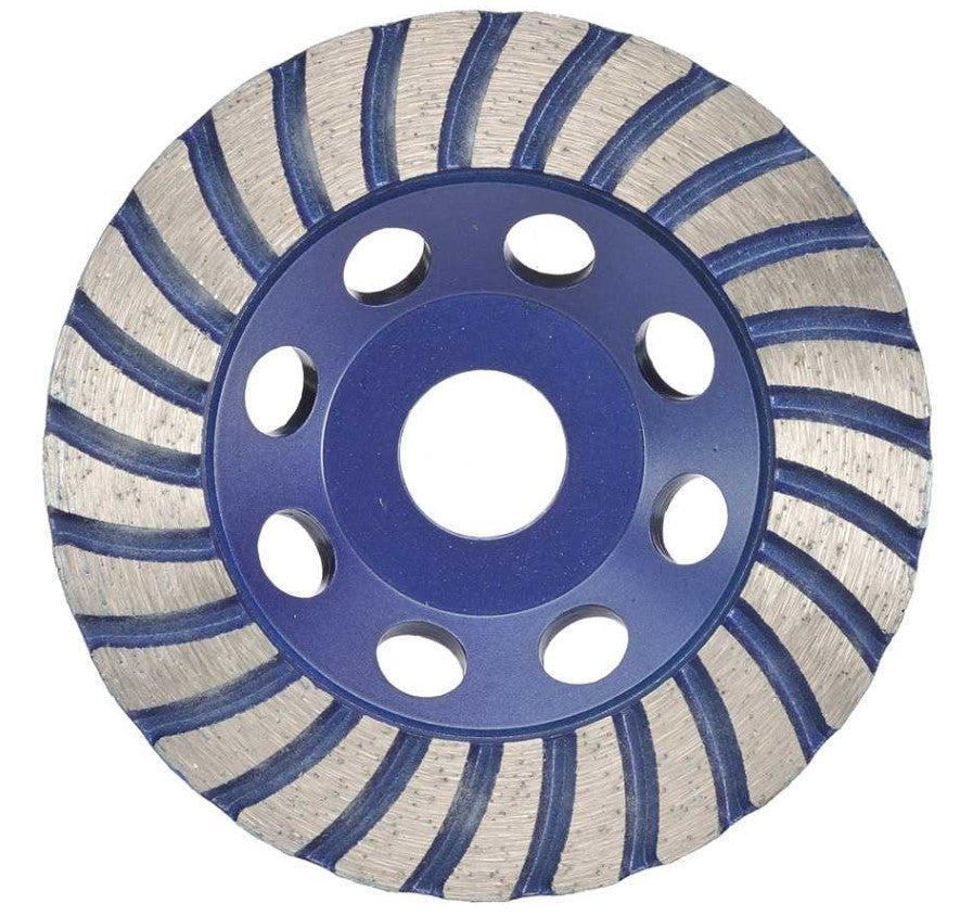 Diamond Concrete Grinding Disk 125mm dia x 22mm Bore M14 Female Thread ...