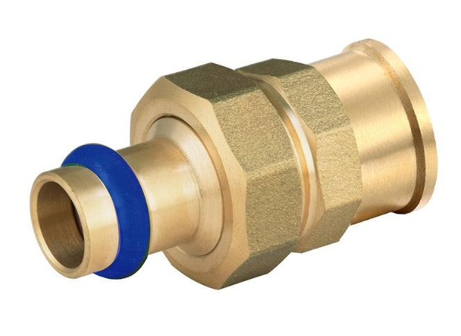 BRASS WATER FITTINGS BARREL UNION DN20 x 3/4" BSP FEMALE — ConFit Australia
