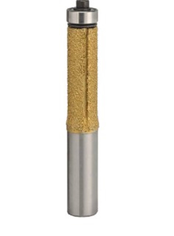 TruaCut Vacuum Brazed Diamond Router Bits -Flush Trim Bit - 12.7mm Dia ...