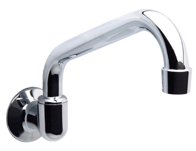 Monopoly Unstyled Tapware Swivel Wall Spout Tube Chrome Plated 180mm ...