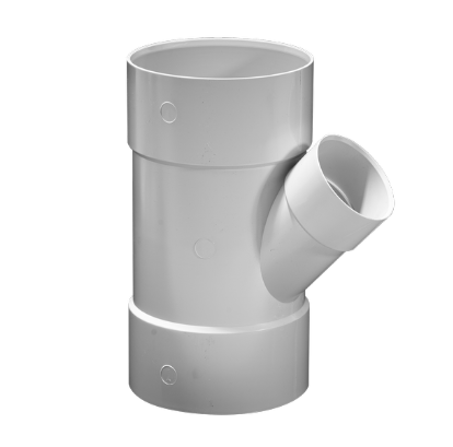 PVC DWV Junction 45 Degree Reducing 100 x 50mm AS 1260 Plumbing ...