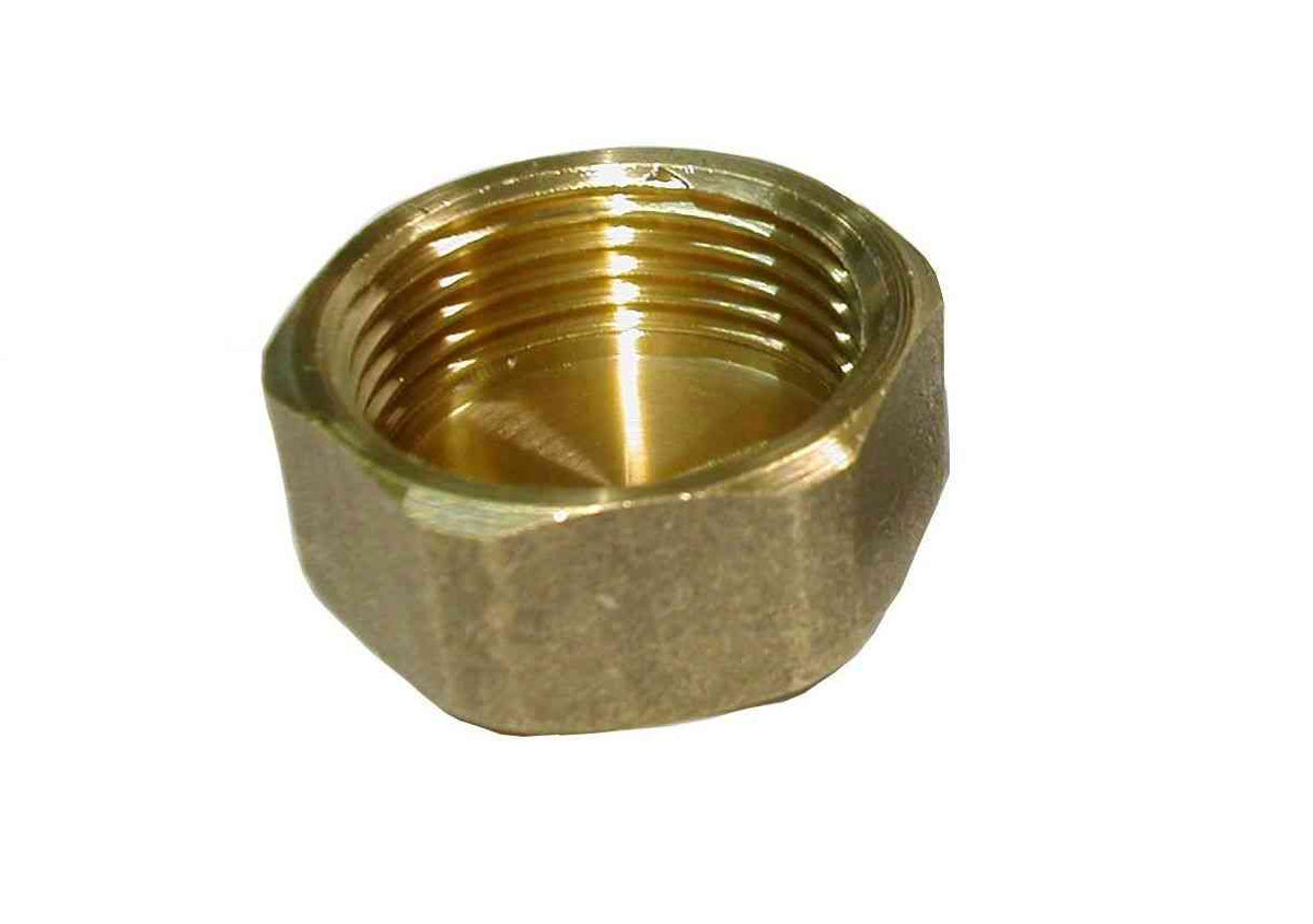 Brass Cap Threaded 1/4" BSP — ConFit Australia