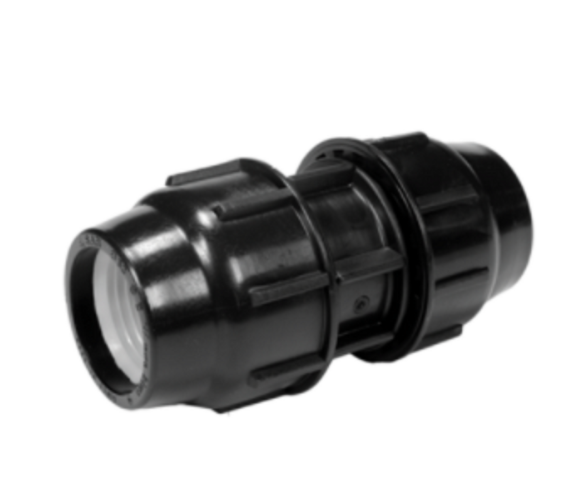 40mm METRIC BLUE LINE POLY PIPE COUPLING JOINER SAB ITALIAN MADE IRRIG ...