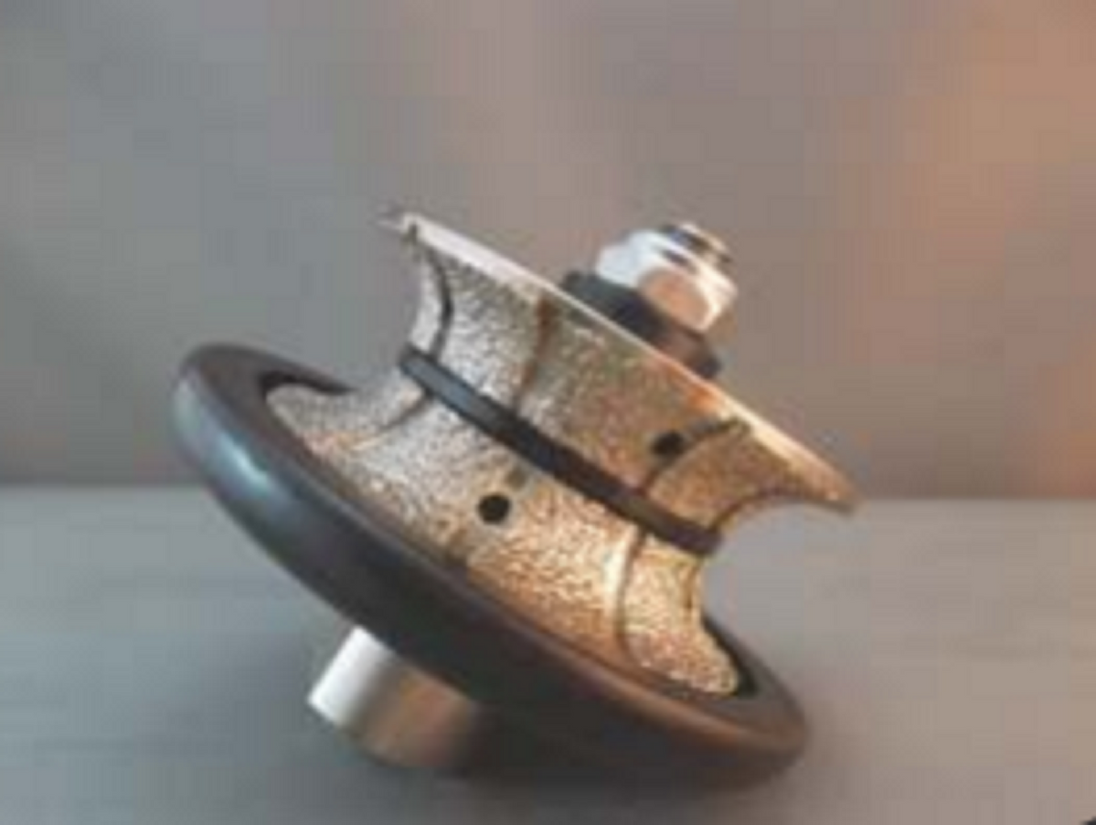 TruaCut Vacuum Brazed Diamond Router Head - Bull Nose Head - 15mm Rad ...