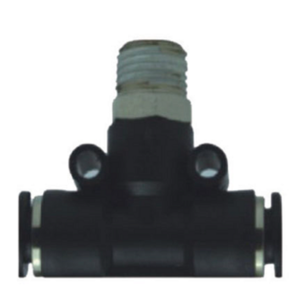 PU Push Fittings Male Tee 6mm x 1/4" Thread - Polyurethane Tube ...