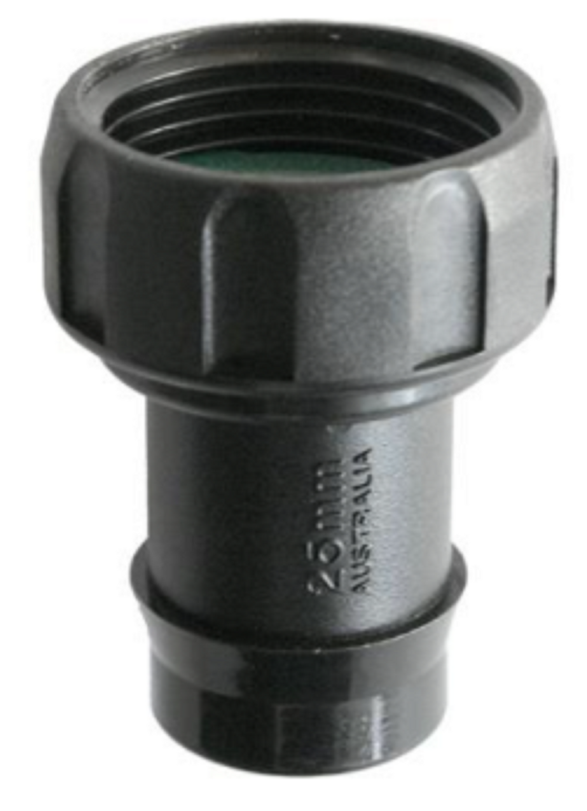 ANTELCO POLY PIPE FITTINGS - NUT AND TAIL - FEMALE x BARB - 1" BSP (25 ...