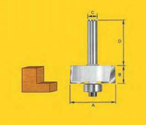 Router Bits - Edge Forming Bits - 9.5mm Rabbeting Bit TruaCuT — ConFit ...